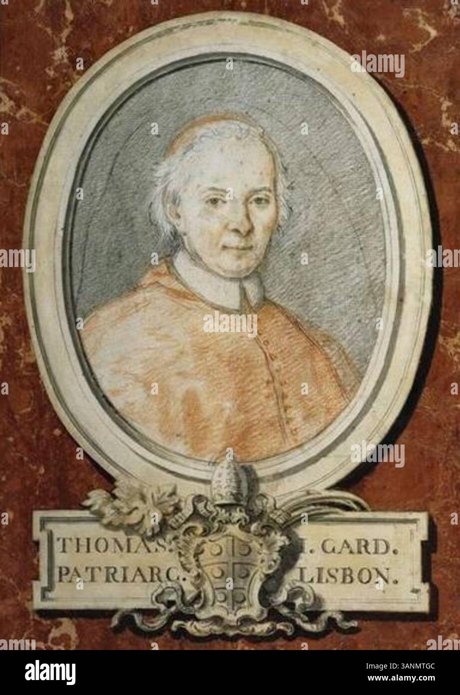Ce portrait du XVIIIe siècle réalisé par Vieira Lusitano représente ...