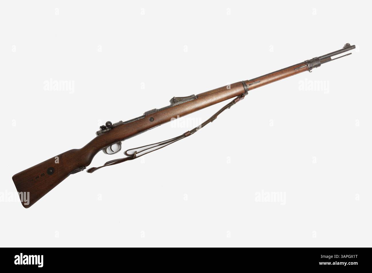 Ce fusil allemand Mauser Gewehr 98 a été récupéré sur le champ de ...