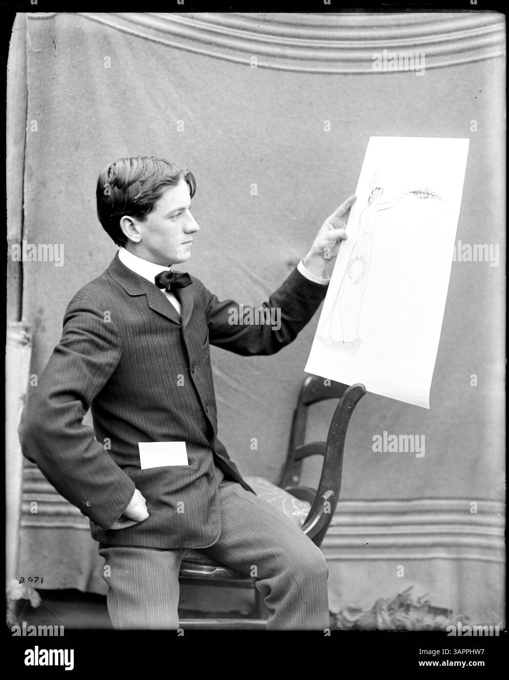 Cette photographie de Lee Moorhouse capture Ed Payne, un artiste de ...