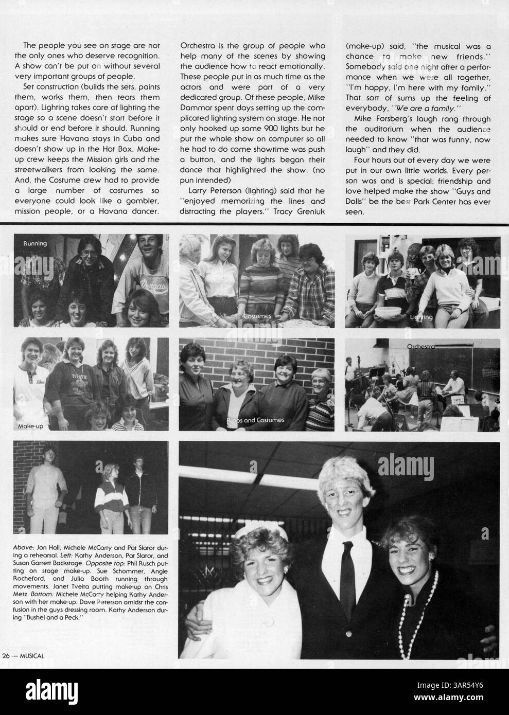 Le Park Center High Yearbook de 1984, « signes des temps », reflète les ...