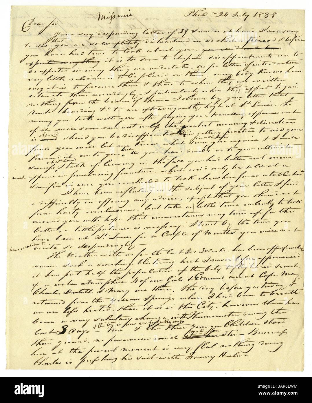 Cette lettre de Frederick Graff à Charles Graff décrit de façon vivante ...