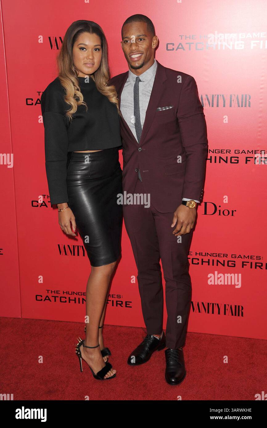 20 novembre 2013 - New York, NY, États-Unis - Elaina Watley et Victor ...