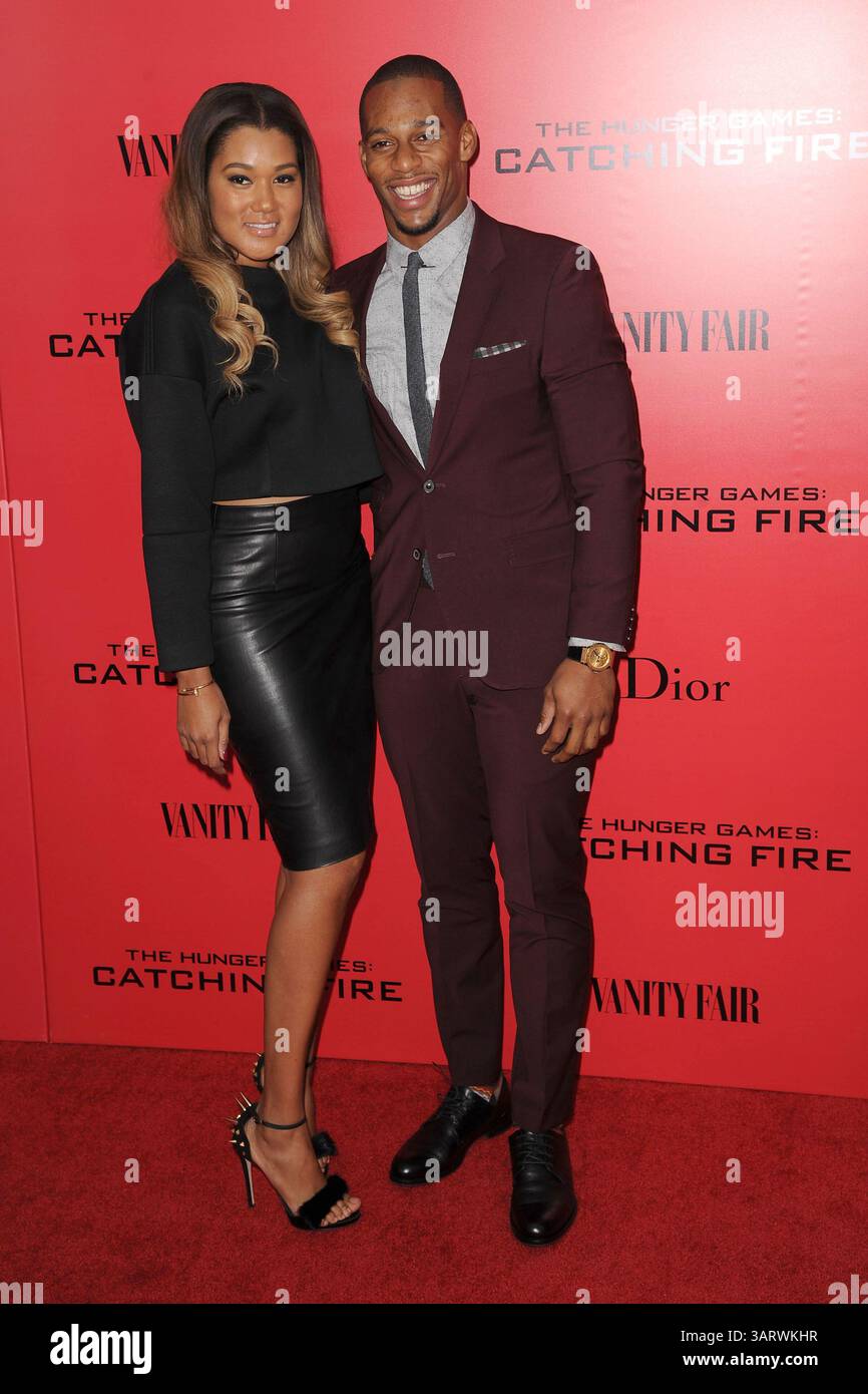 20 novembre 2013 - New York, NY, États-Unis - Elaina Watley et Victor ...