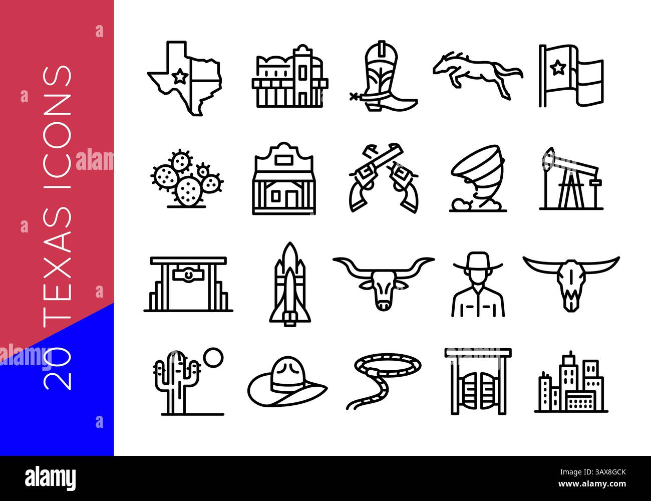 Historia de la independencia de texas Banque d'images vectorielles - Alamy
