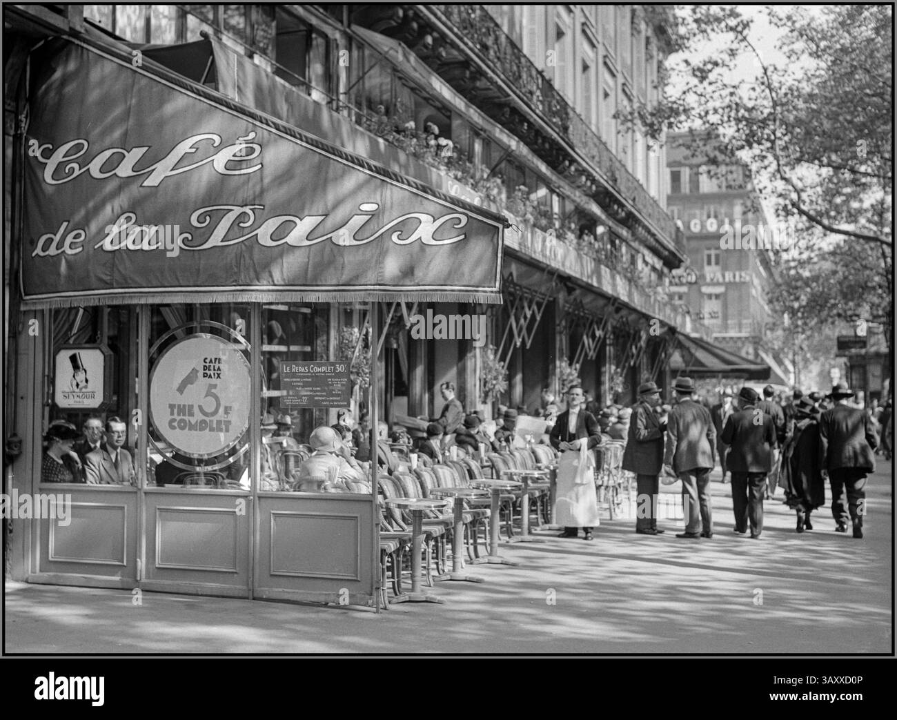 Années 1930 france cafe Banque de photographies et d’images à haute ...