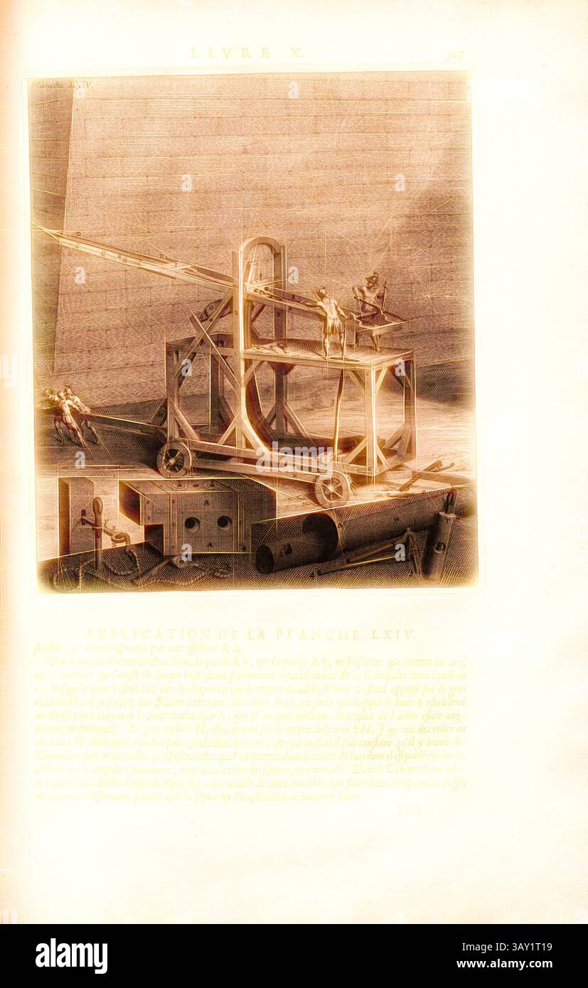 Une illustration représentant un dispositif mécanique complexe, avec ...