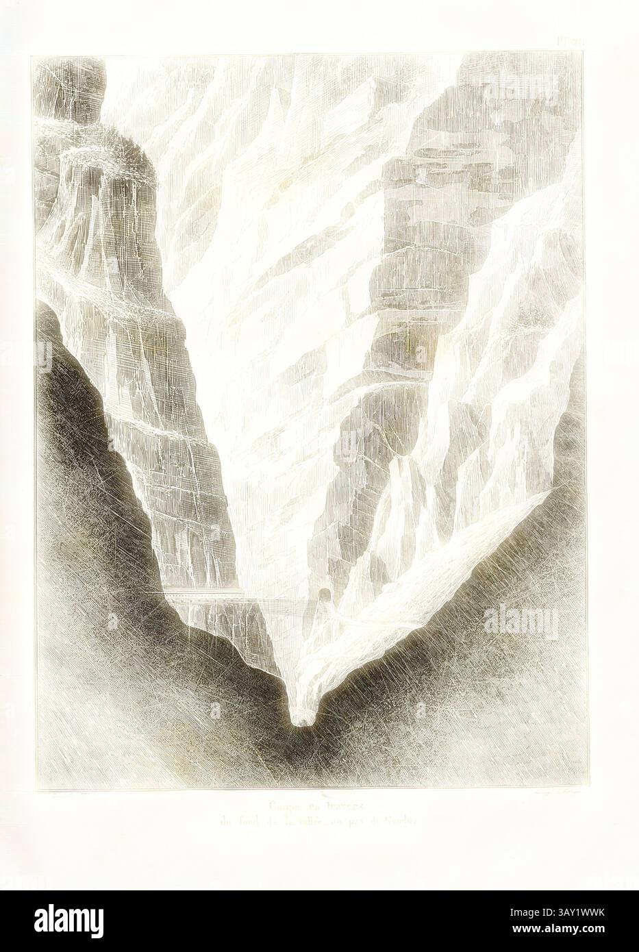 Un paysage dramatique avec des falaises imposantes aux textures ...