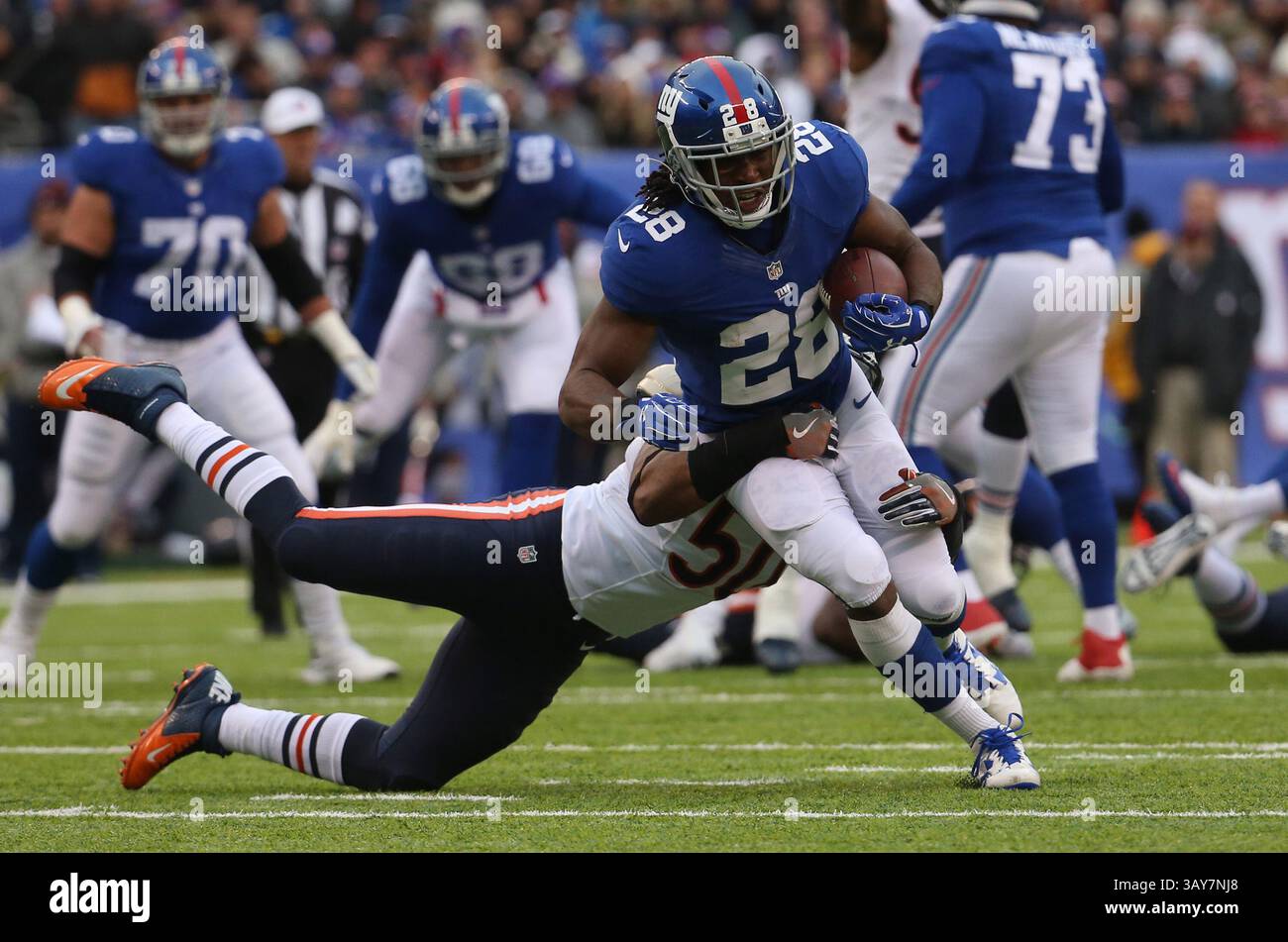 20 novembre 2016 - East Rutherford, NJ, USA - New York Giants Running ...