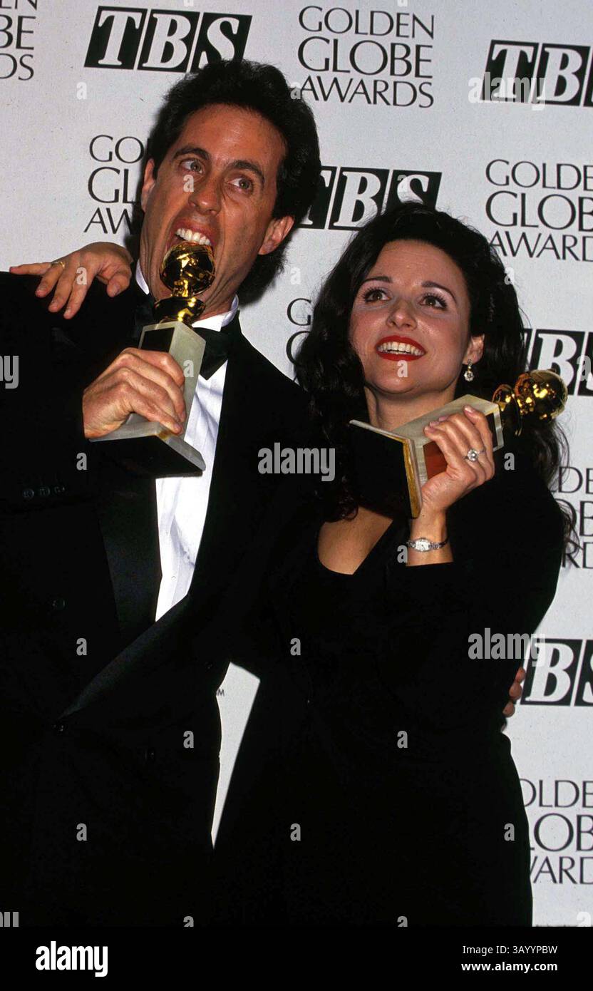 03 JANVIER 2003 - CA, USA - JERRY SEINFELD ET JULIA LOUISE-DREYFUS ...