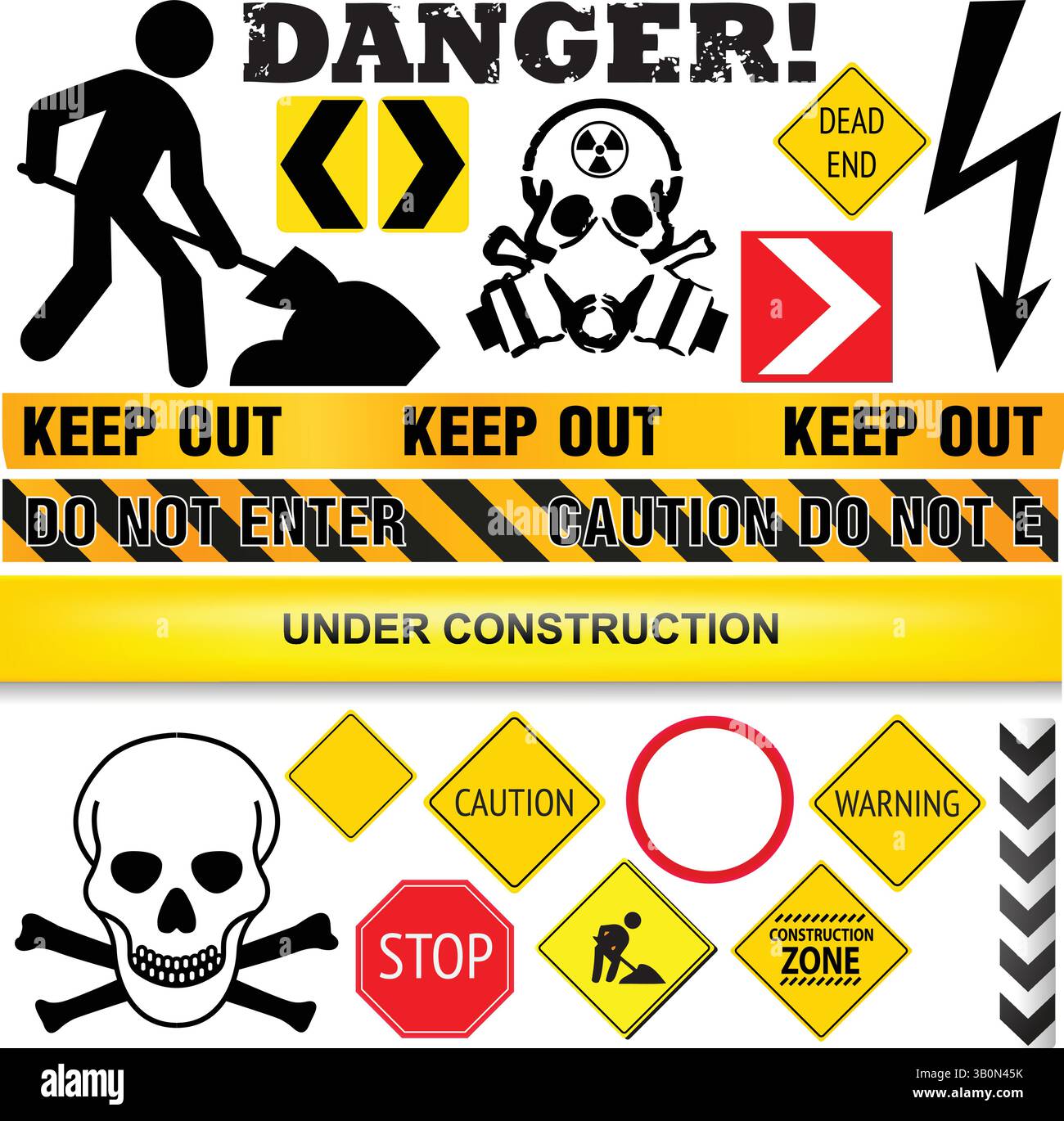 Signalisation des dangers de la circulation Banque d'images ...