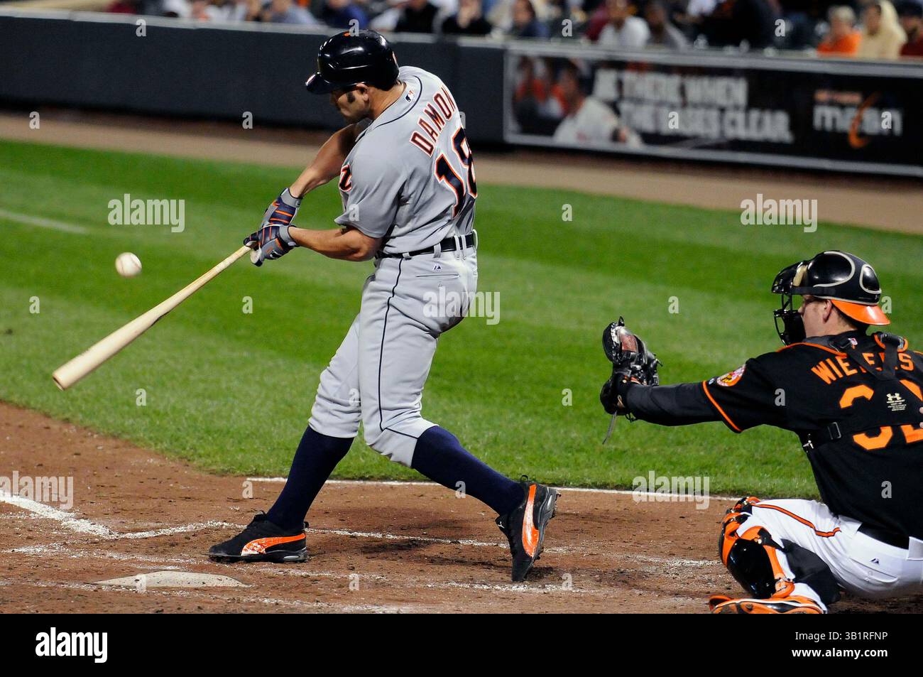 01 octobre 2010 : Johnny Damon #18 pour les Tigers de Detroit à la ...