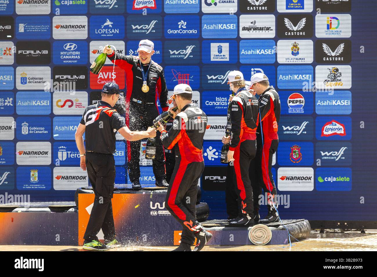 ROVANPERA Kalle, Toyota GR Yaris Rally1, portrait, EVANS Elfyn, Toyota GR Yaris Rally1, portrait ...