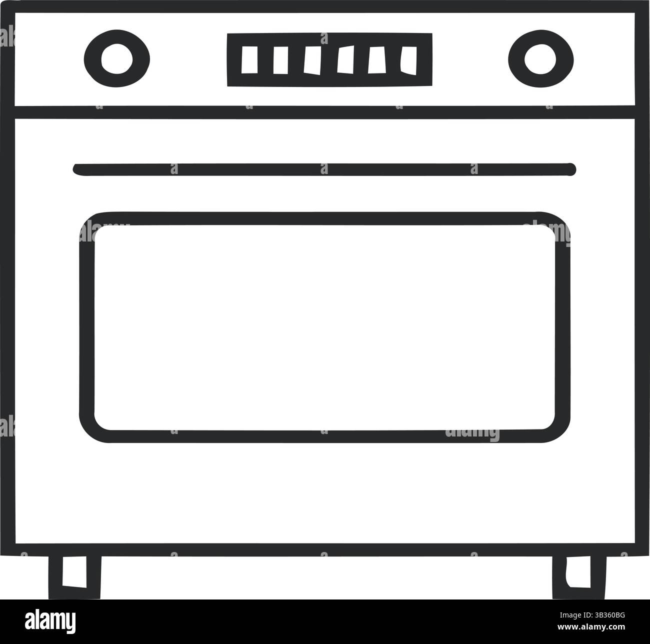 Fourneau dessin Banque d'images vectorielles - Alamy
