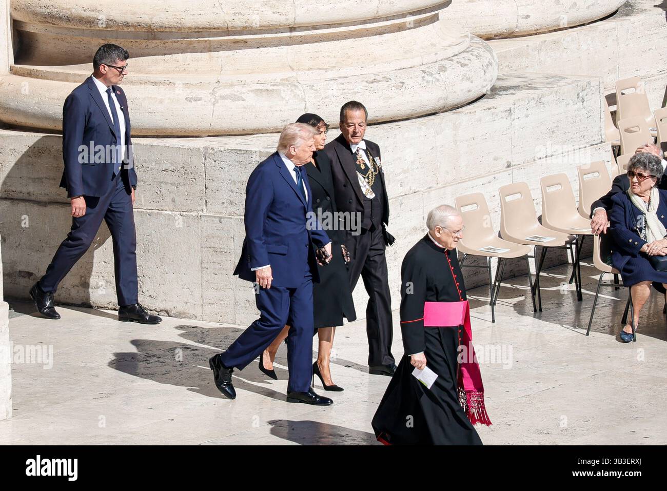 Rome, Italie, 26 avril 2025, Cité du Vatican : le président Donald ...
