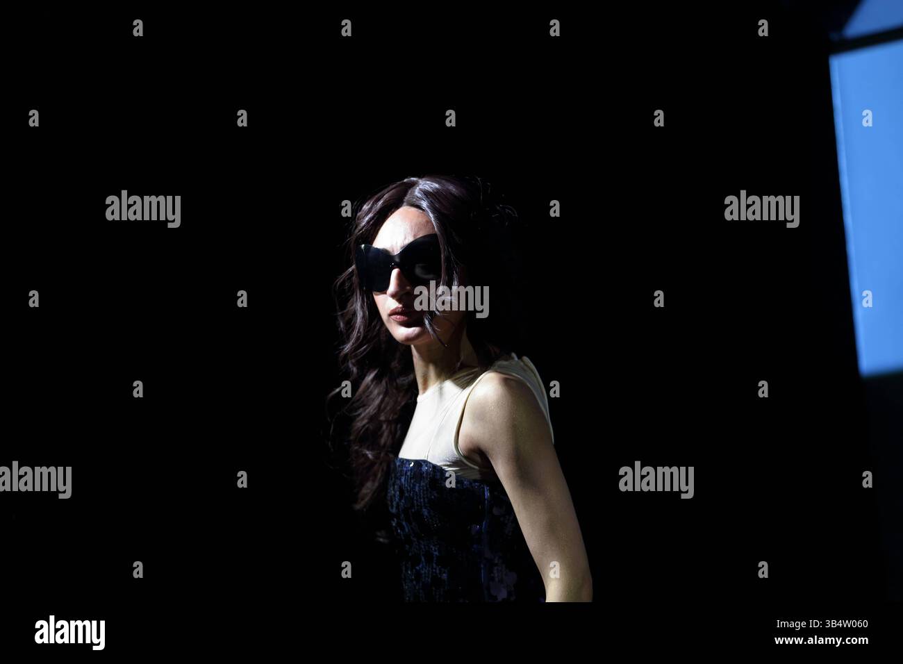 Nairi Hadodo als Kim Kardashian während der Fotoprobe für das Stück Kim ...