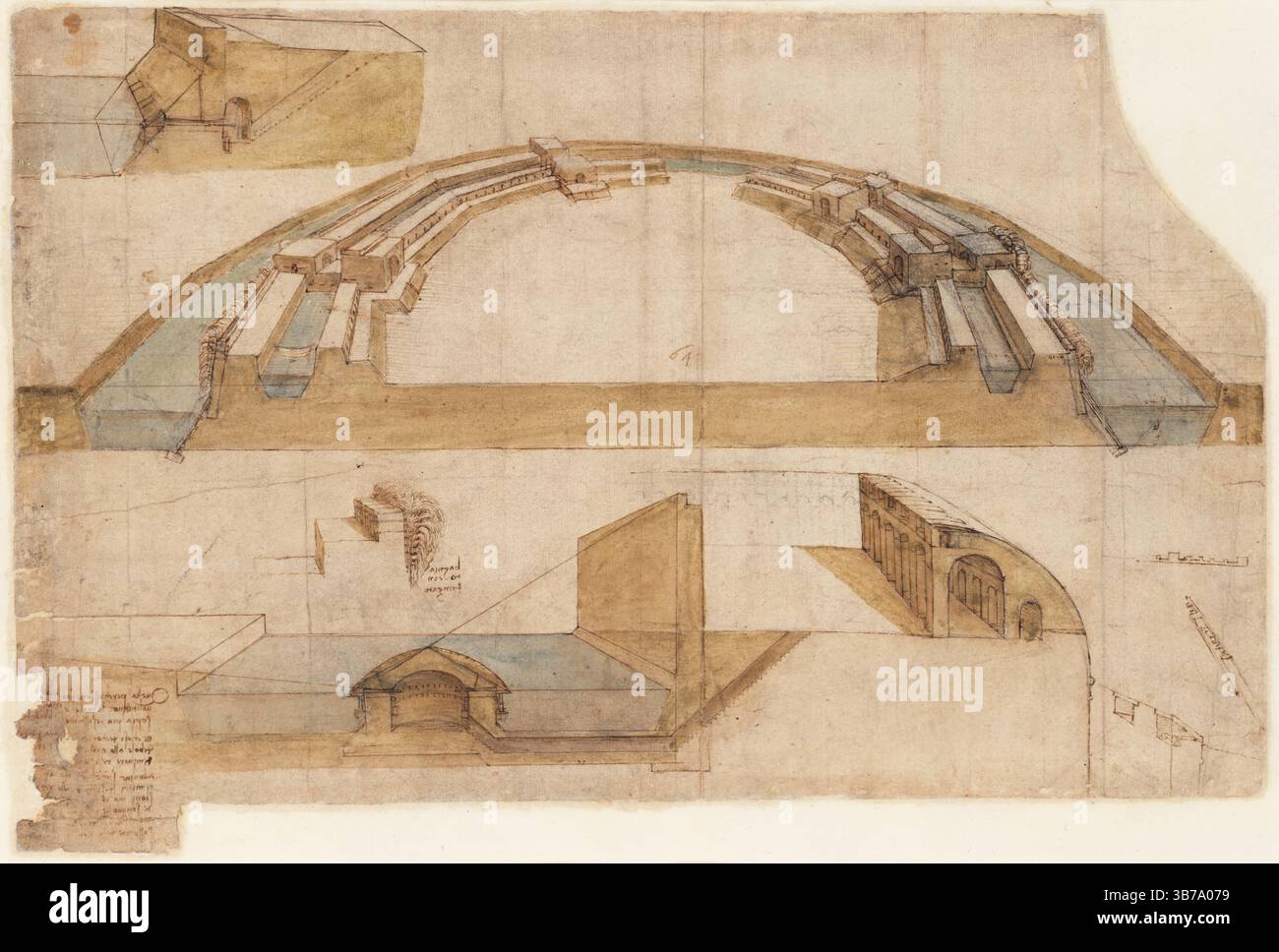 Study fortification leonardo da vinci Banque de photographies et d ...