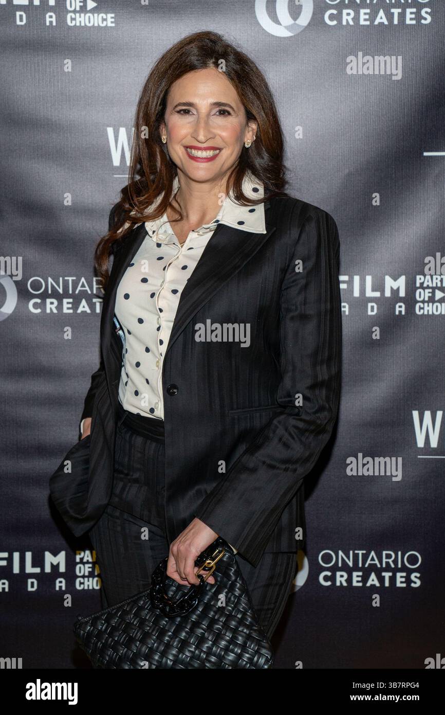 16 février 2024, Toronto, Canada : Michaela Watkins assiste à une ...
