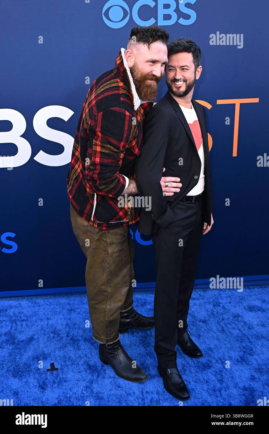 Devan Chandler long und Richie Moriarty BEI der Präsentaion des CBS Programms 2025-26 in den ...