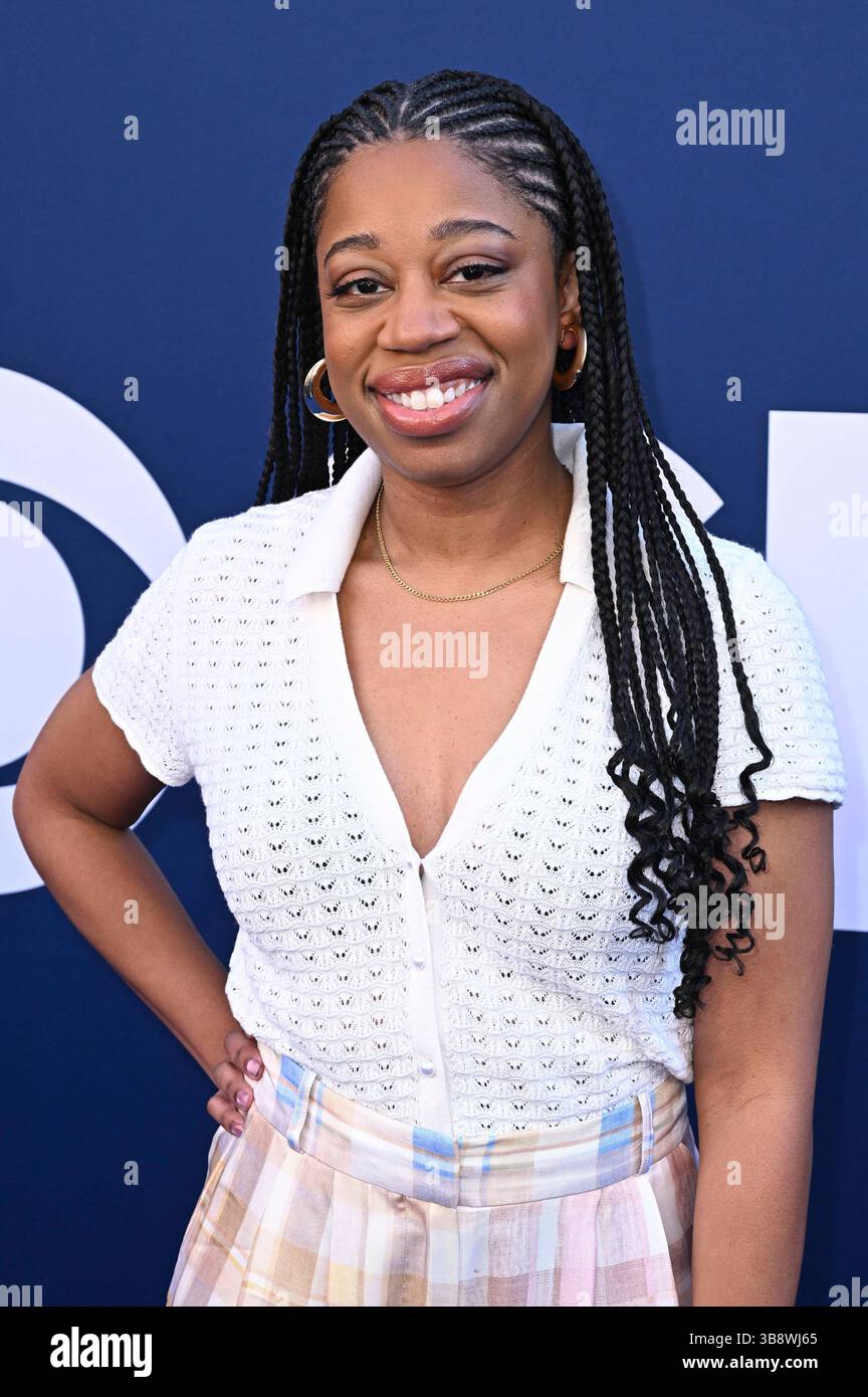 Diona Reasonover BEI der Präsentaion des CBS Programms 2025-26 in den ...