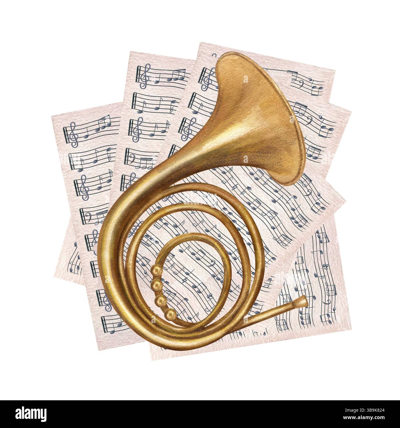 Partitions tuba Banque d'images détourées - Alamy