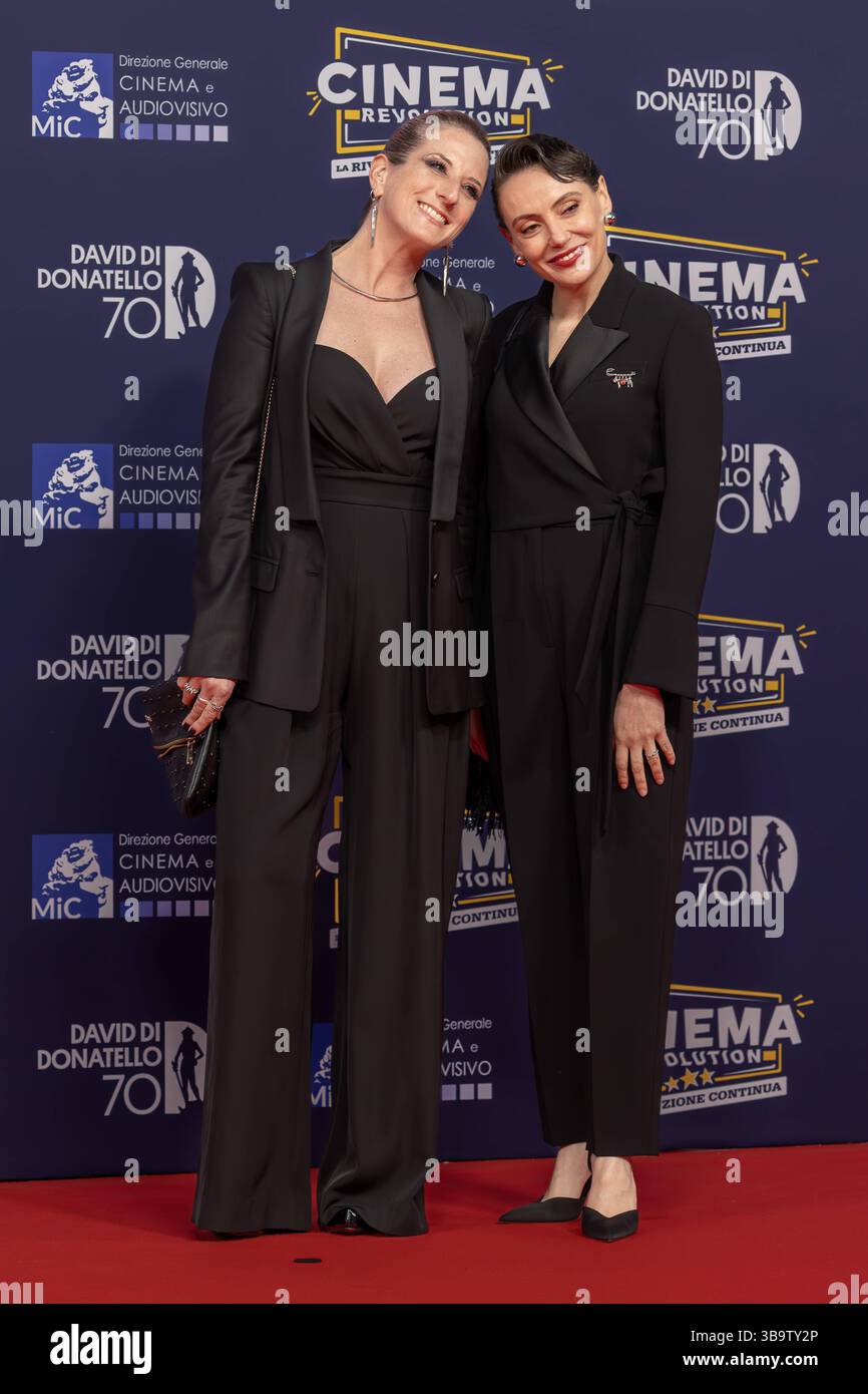 ITA : 70e David Di Donatello - tapis rouge Rome, Italie - 7 mai 2025 ...