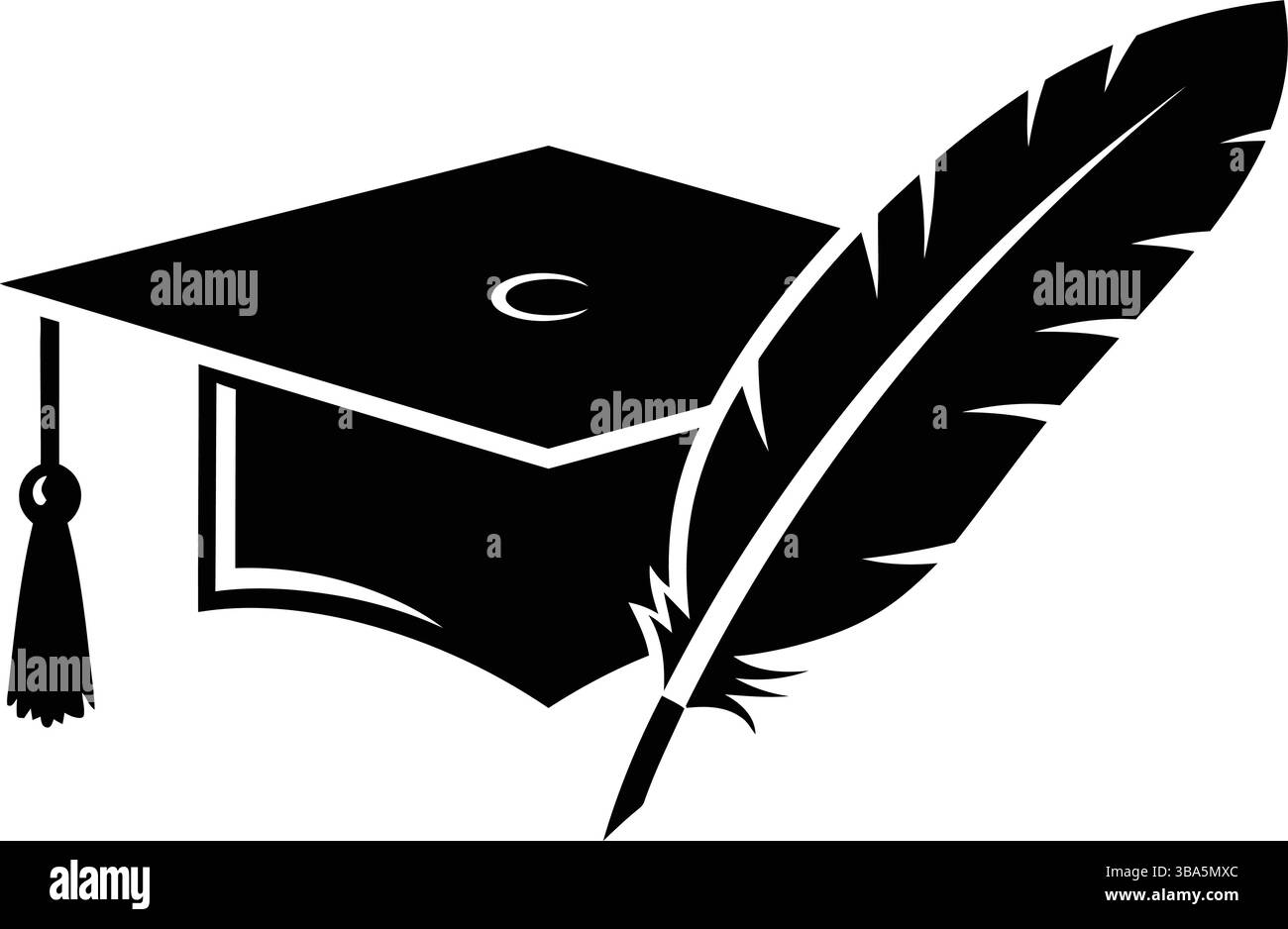 Insignes de graduation Banque d'images vectorielles - Alamy