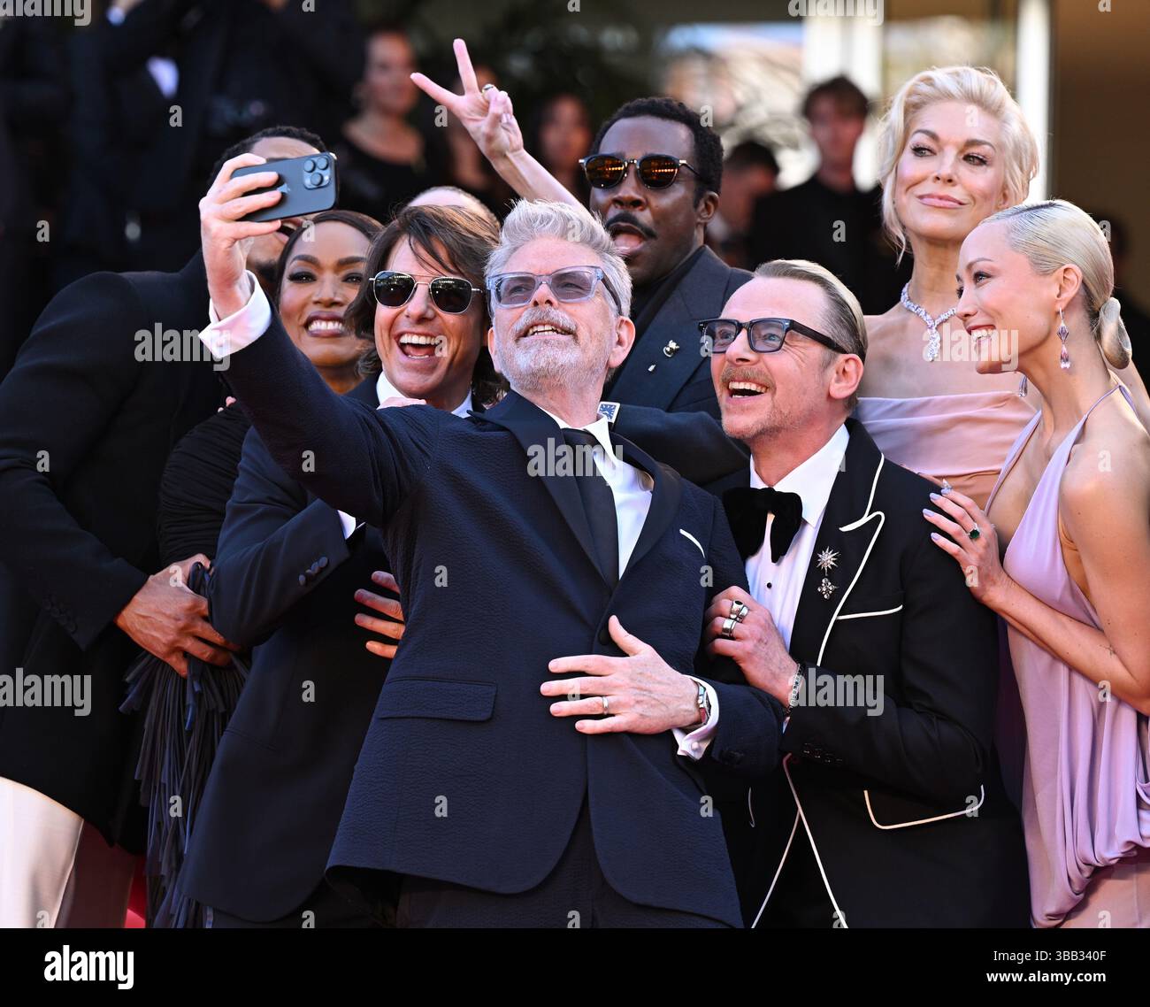 Cannes, France. 14 mai 2025. Greg Tarzan Davis, Angela Bassett, Tom ...