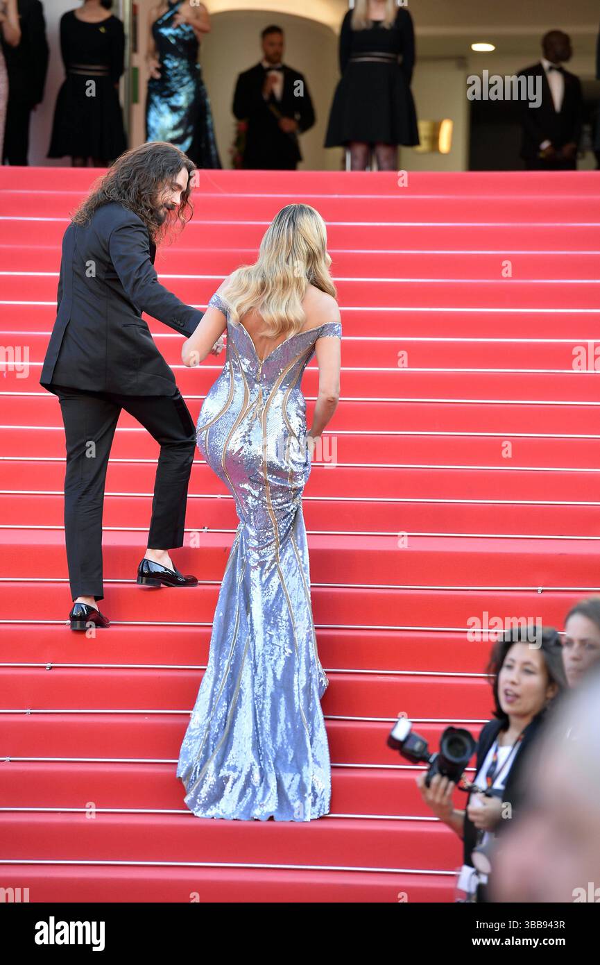 Tom Kaulitz et Heidi Klum BEI der Premiere MISSION IMPOSSIBLE LE BILAN FINAL à Cannes AM 14.05. ...