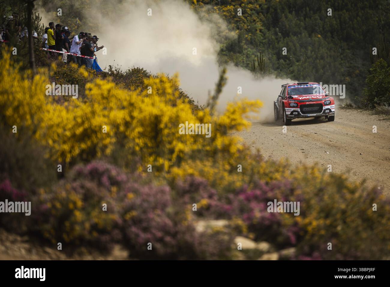 21 Yohan ROSSEL, Arnaud DUNAND, Citroën C3 Rally2, action lors du ...