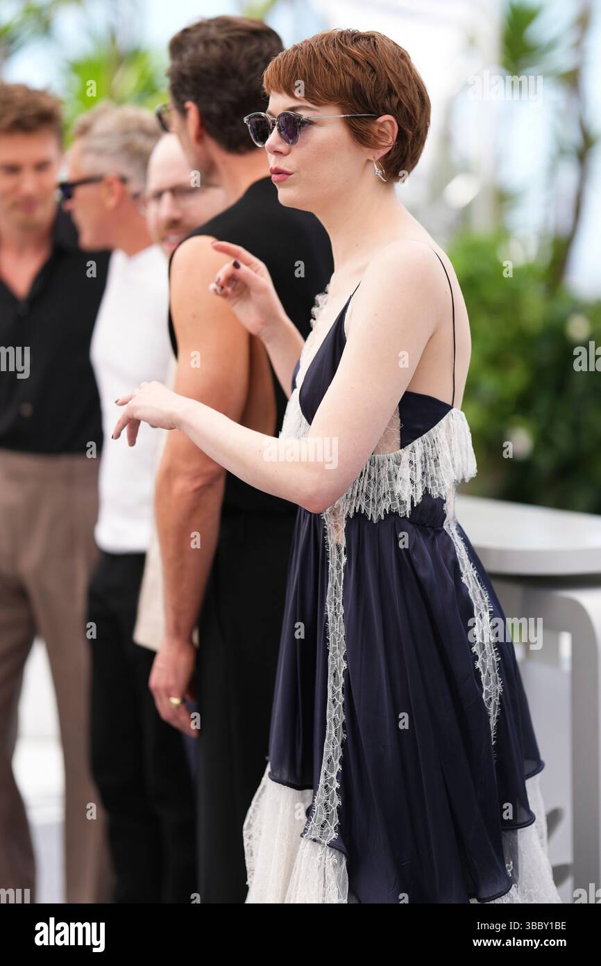 Austin Butler, from left, Joaquin Phoenix, director Ari Aster, Pedro ...