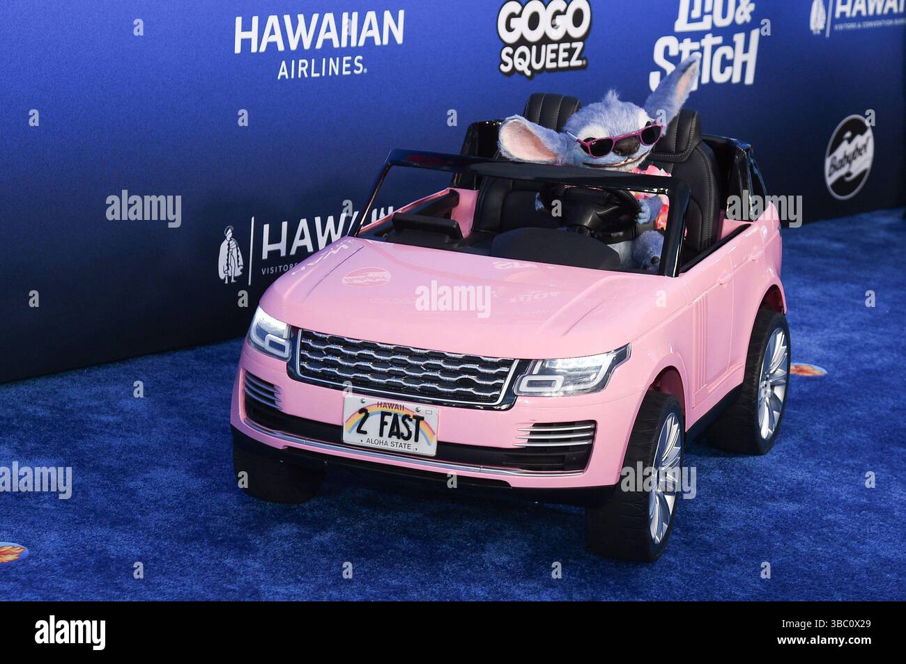Stitch arrives at the premiere of "Lilo and Stitch" on Saturday, May 17 ...