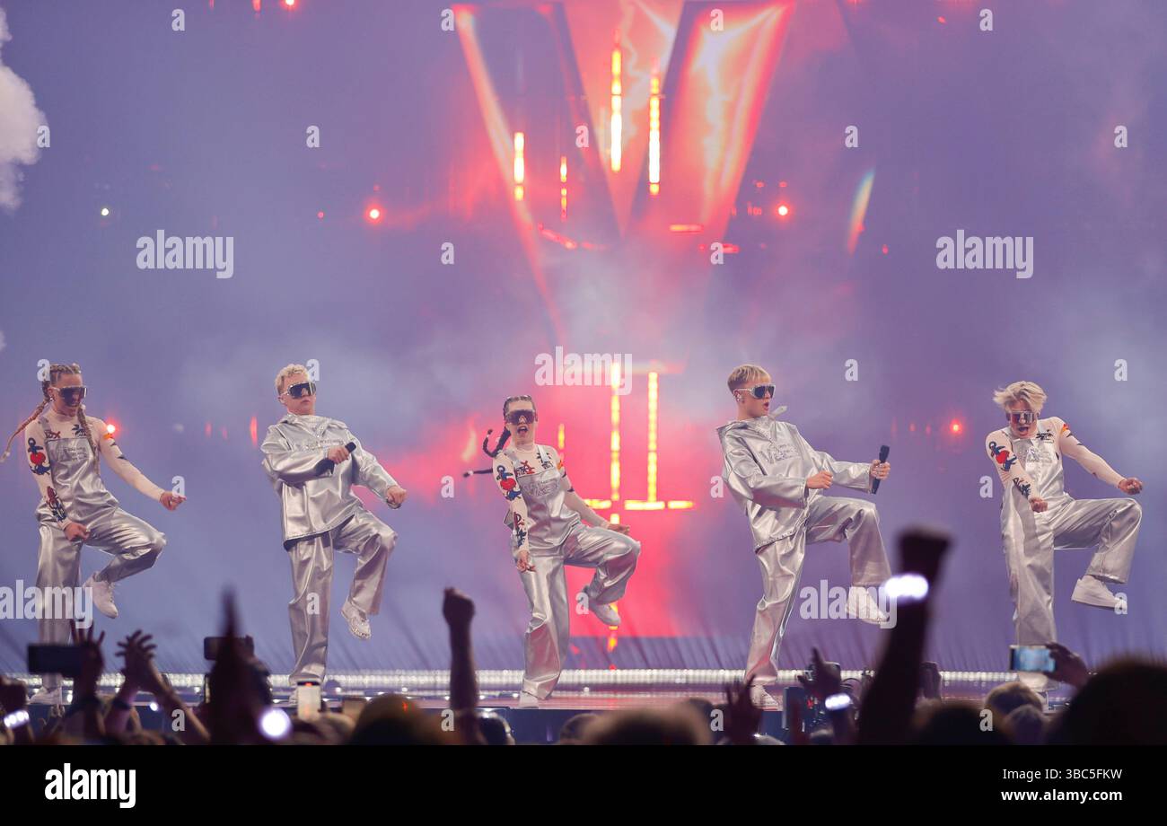 Bâle, Suisse - 17 mai 2025 : concours Eurovision de la chanson, ESC ...