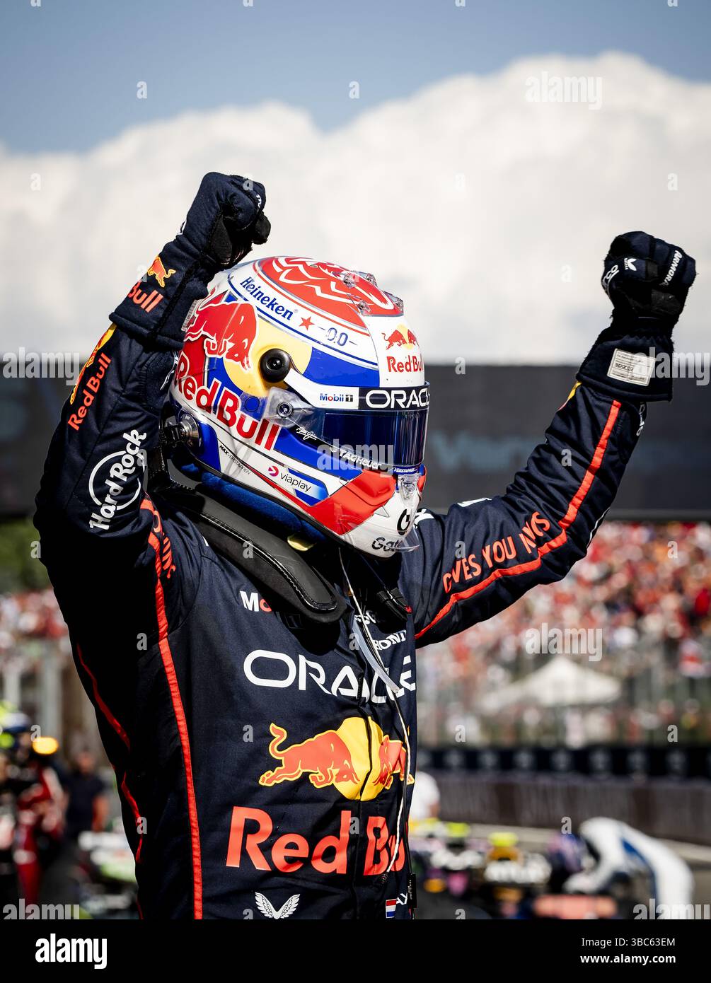 IMOLA - Max Verstappen (Red Bull Racing) remporte le Grand Prix d'Emilie-Romagne à l'Autodromo ...