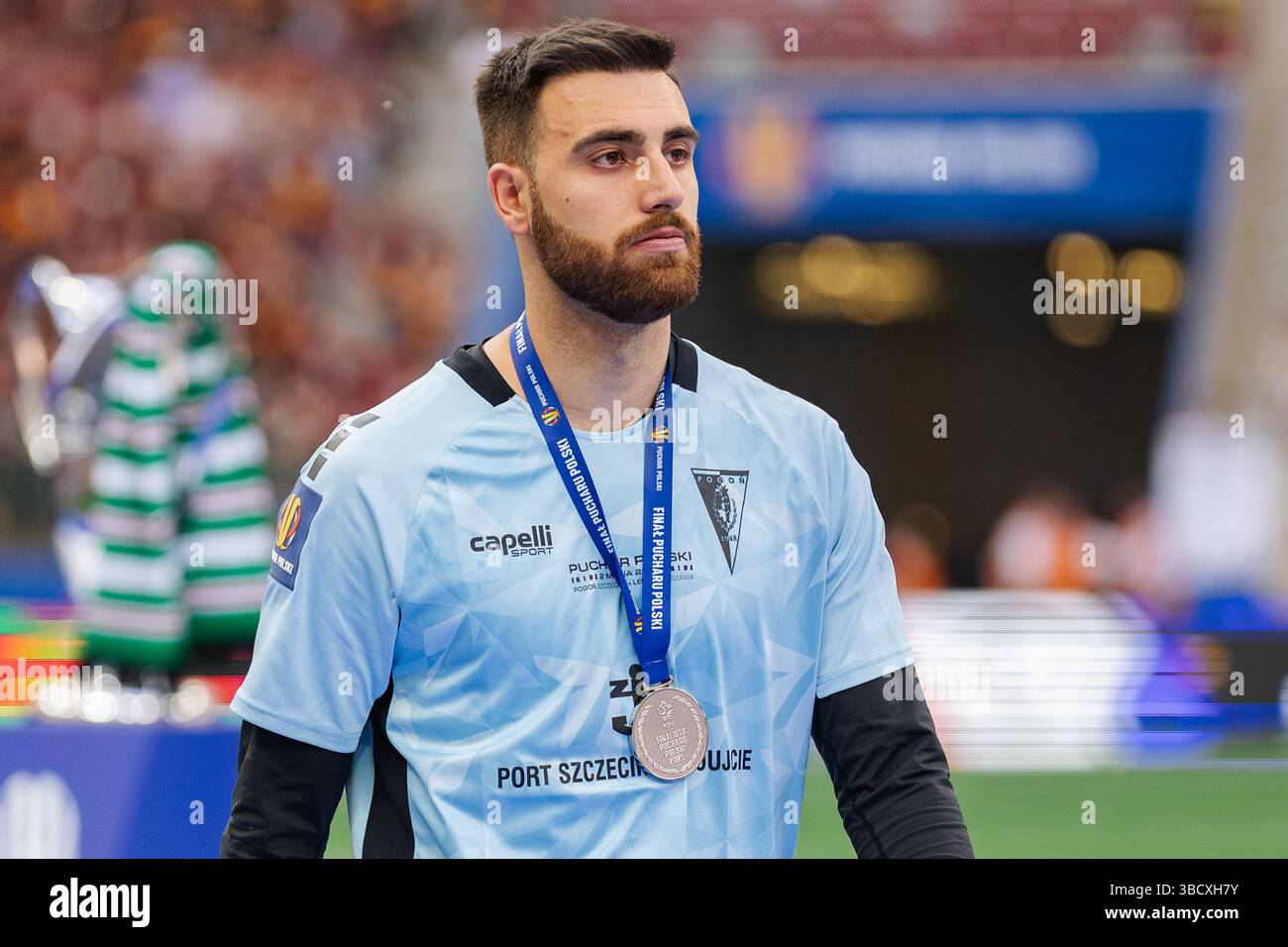 Valentin Cojocaru de Pogon vu lors de la finale de la Coupe de Pologne ...