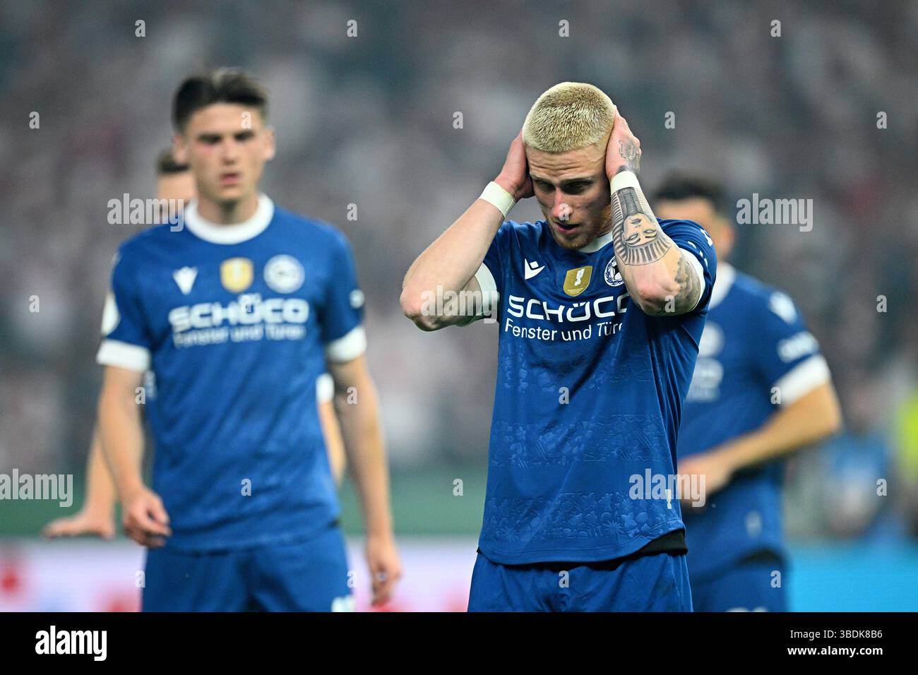 24 mai 2025, Berlin : Football : DFB Cup, Arminia Bielefeld - VfB ...