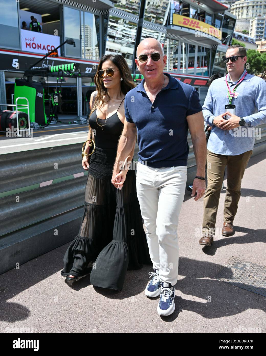 Monaco, Jeff Bezos et Lauren Sanchez au Monaco GP 2025. Photo : Jeff ...