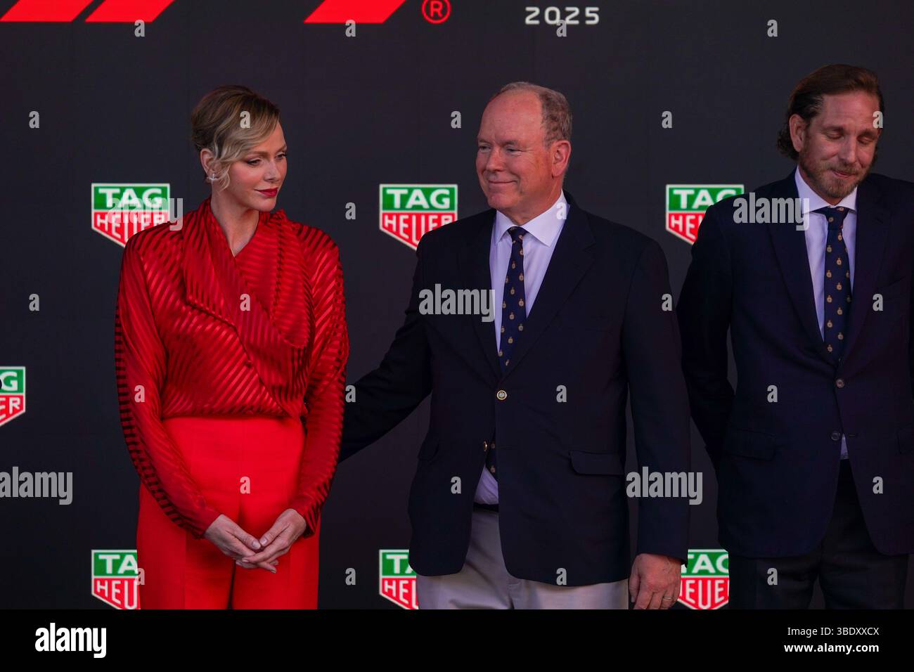 Alberto II prince de Monaco et Charlène princesse de Monaco lors de la ...