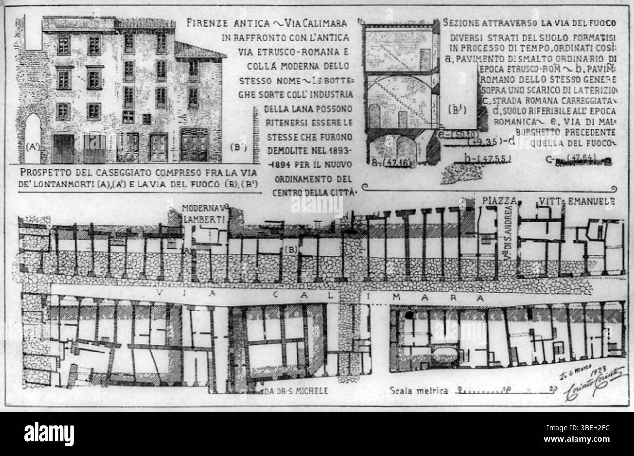 Carte des anciennes routes romaines Banque d'images noir et blanc - Alamy