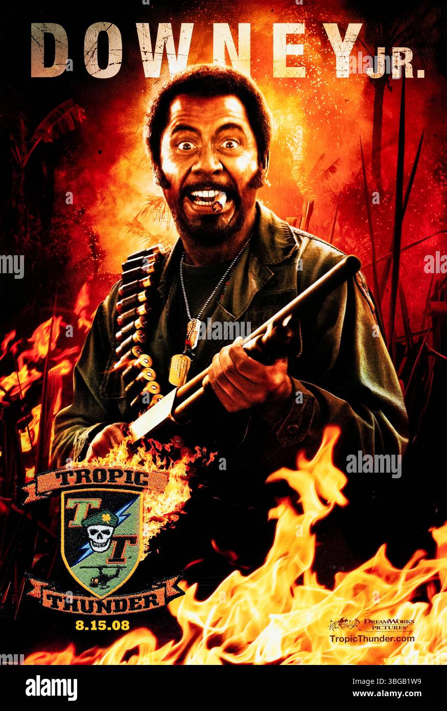 Tropic Thunder (2008) réalisé par Ben Stiller et mettant en vedette ...