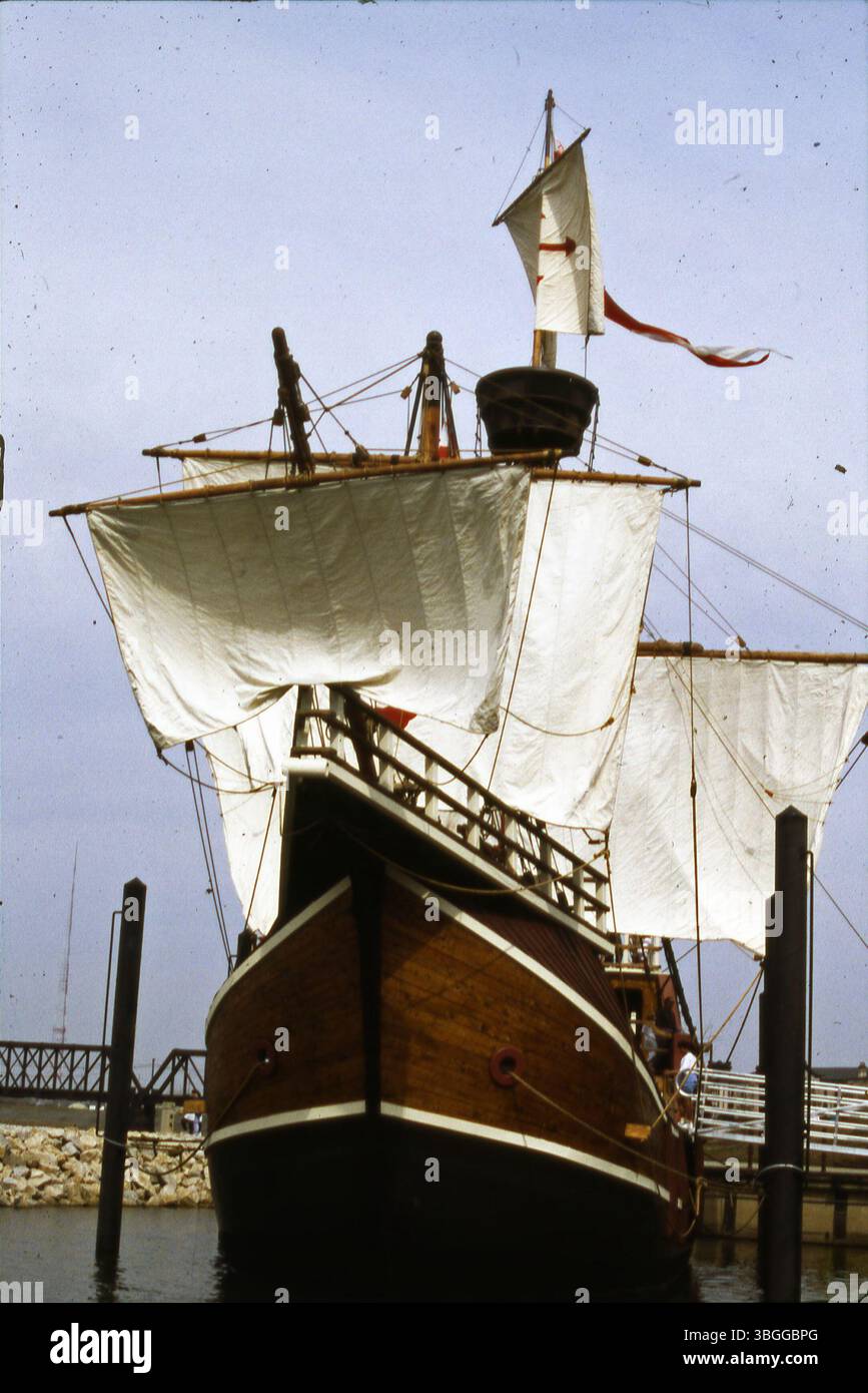 La réplique Santa Maria est une reproduction du navire amiral de ...