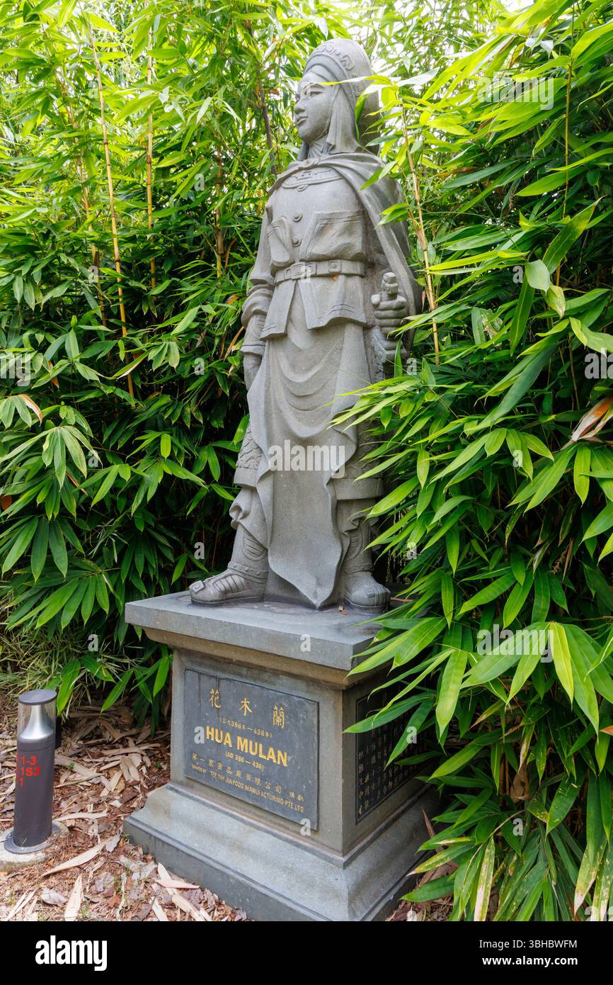 Statue de hua mulan Banque de photographies et d’images à haute ...