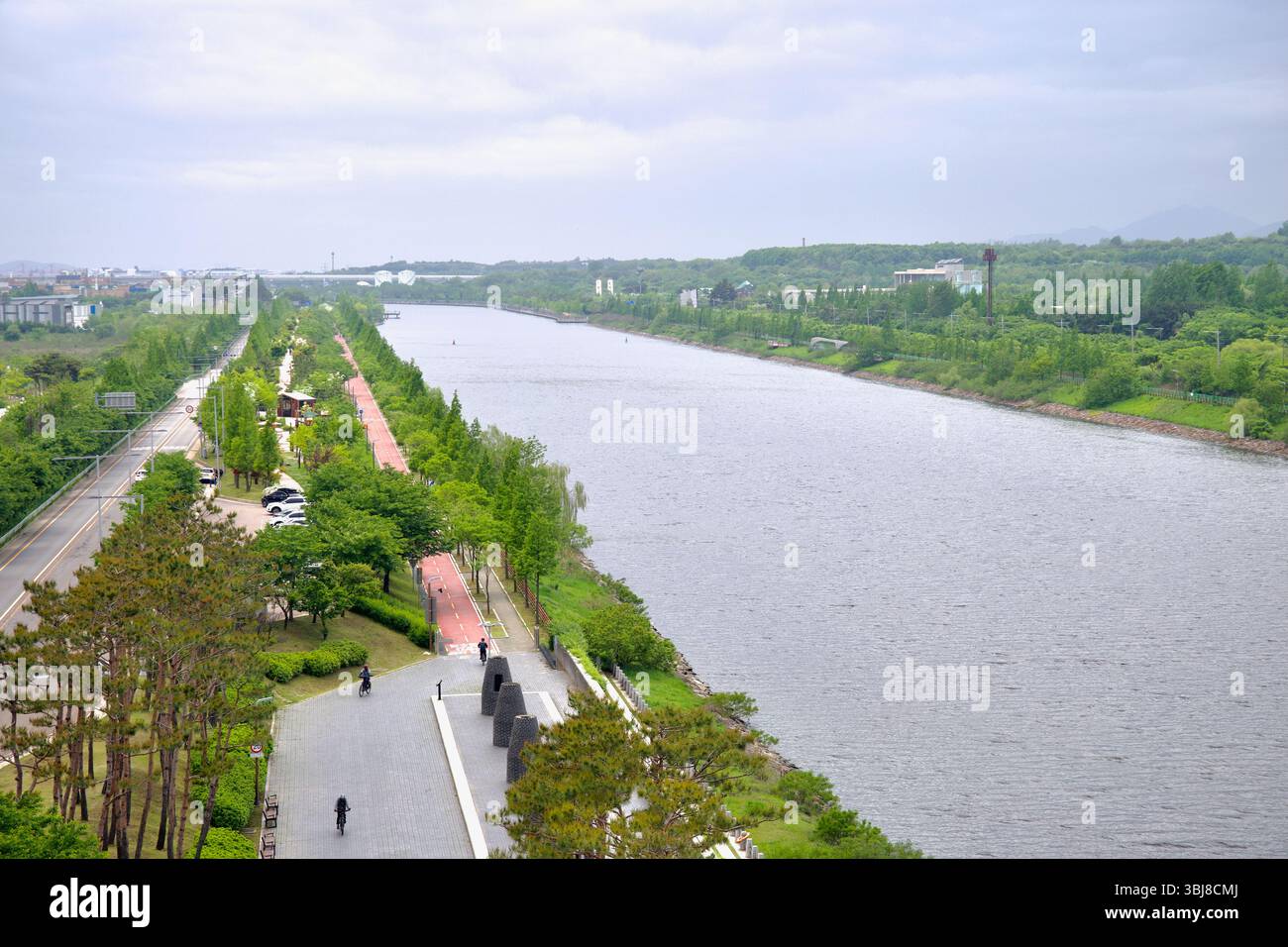 Incheon, Corée du Sud - 19 mai 2025 : une vue panoramique sur le canal ...