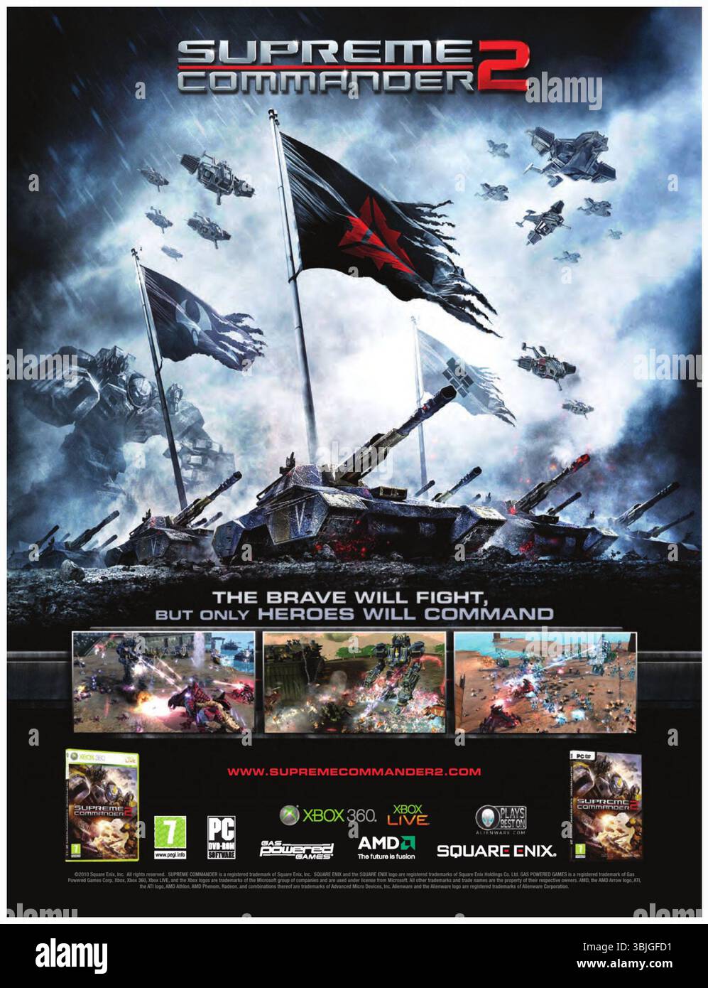 2010 Supreme commander 2 jeu vidéo de science fiction militaire ...