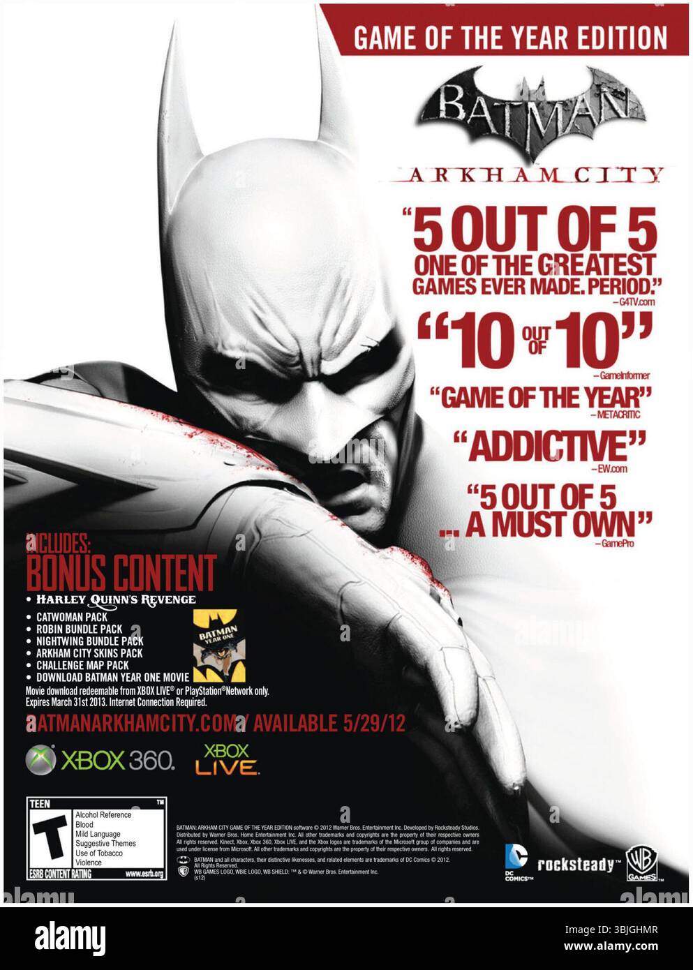 2012 Batman : Arkham City - Game of the Year Edition par Rocksteady jeu ...