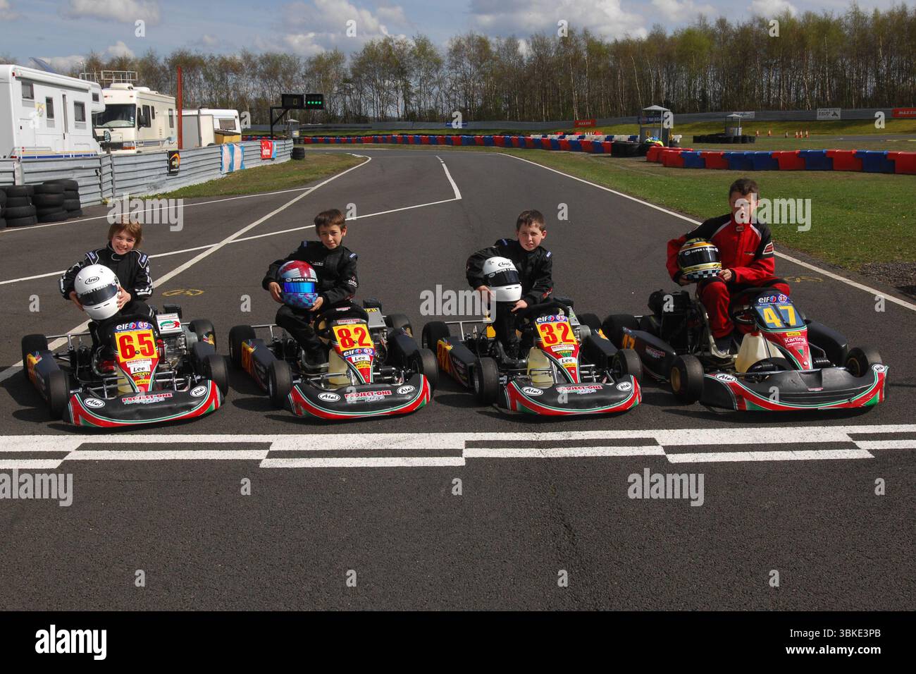 2008 - Daniel Ticktum - Karting - Larkhall circuit, Larkhall, South ...