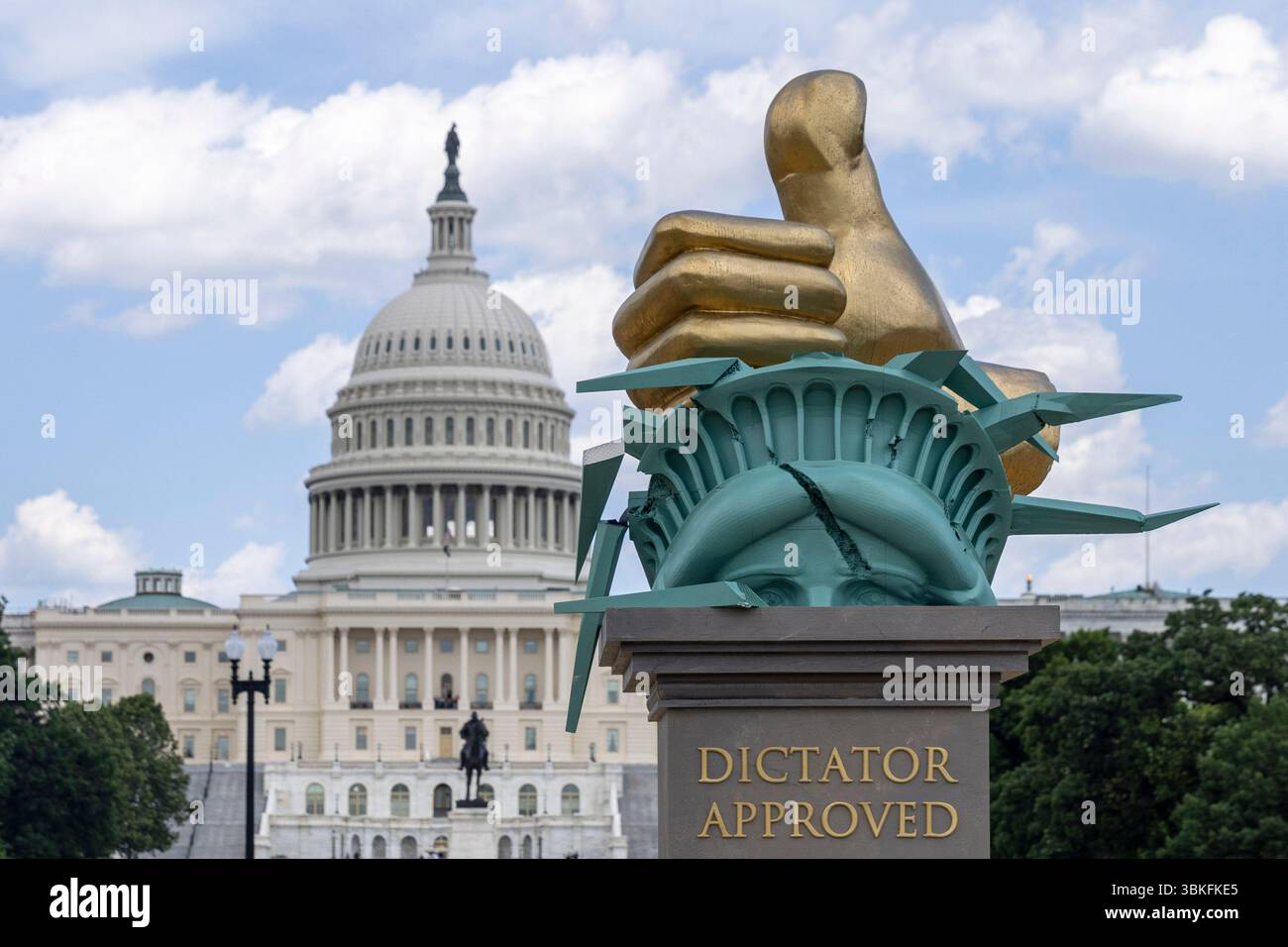 20 juin 2025, Washington, District of Columbia, USA : une statue ...