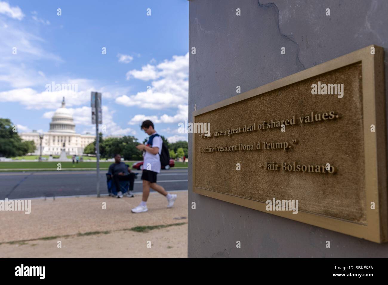 20 juin 2025, Washington, District of Columbia, USA : une statue ...