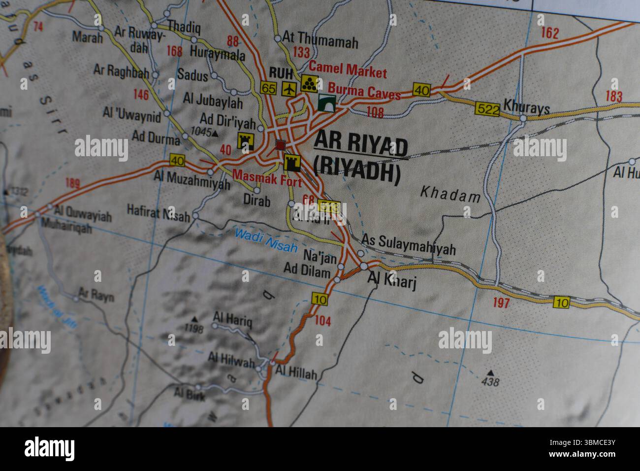Riyadh map Banque de photographies et d’images à haute résolution - Alamy