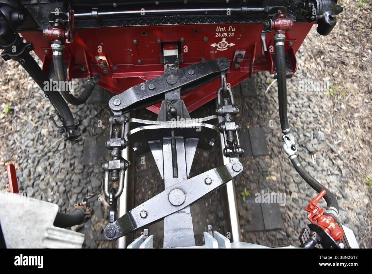 Attelage ferroviaire du Raging Roland sur Ruegen, Mecklembourg ...