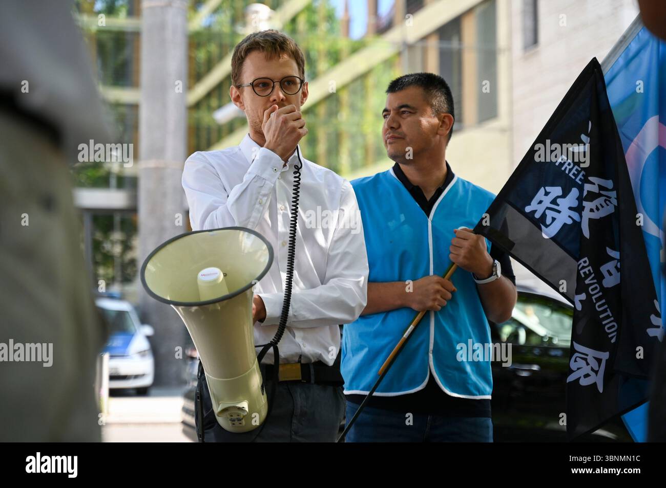 Berlin, Allemagne. 03 juillet 2025. David Missal (à gauche), directeur ...